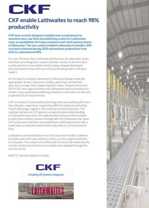 Case Studies | CKF Systems | Robotics & Automation